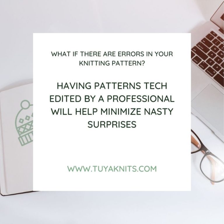What if there are errors in your knitting pattern? - Having patterns ...